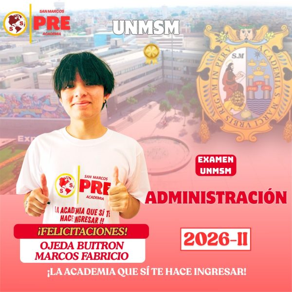 San Marcos Pre – Huaral – SAN MARCOS PRE Academia Preuniversitaria · Huaral